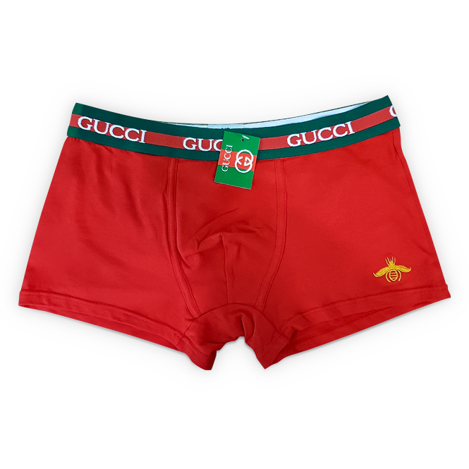 Мужские трусы Gucci красные G06
